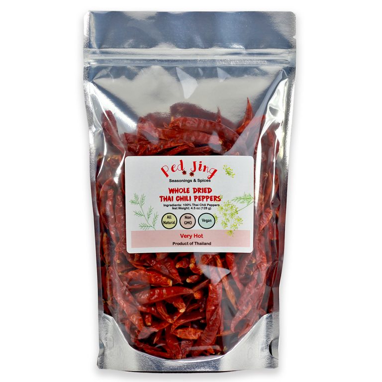 Value Pack – Extra Hot Whole dried Thai Chili Peppers 4.5 oz / 128g ...
